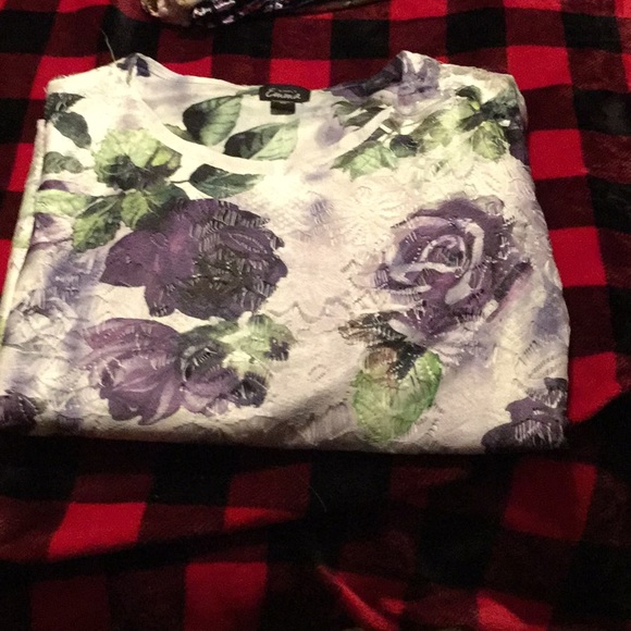 Simply Emma | Tops | Formal Floral Blouse | Poshmark